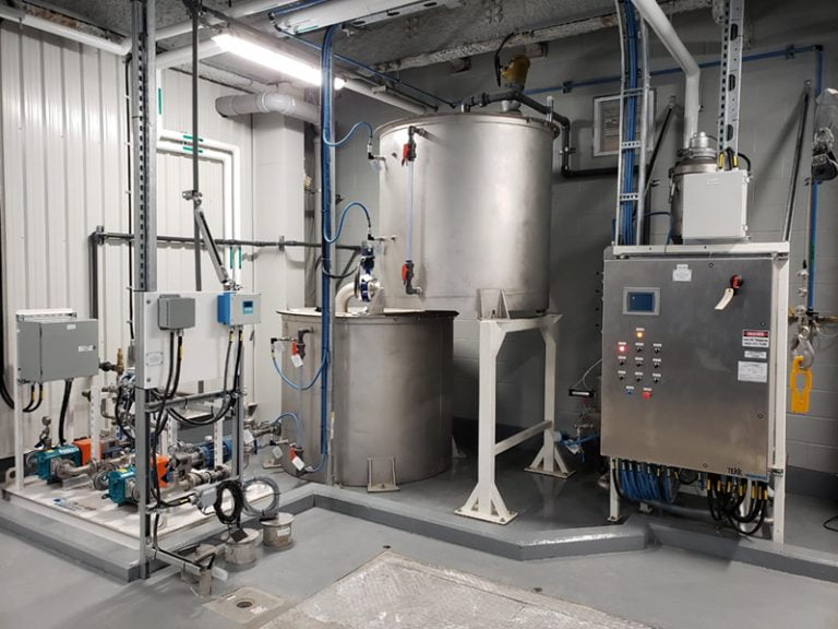 Polymer recipe preparation system - Con-V-Air